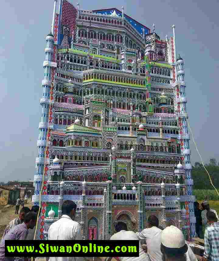 गाजे-बाजे के साथ निकाली शहर में ताजिया जुलूस